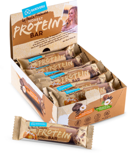 Salted caramel protein bar in milk chocolate 45g | Skrīveru Saldumi